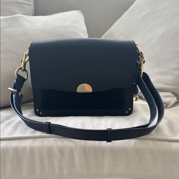 Bags | Coach Dreamer Bag In Black Leather With Gold Hardware | Poshmark